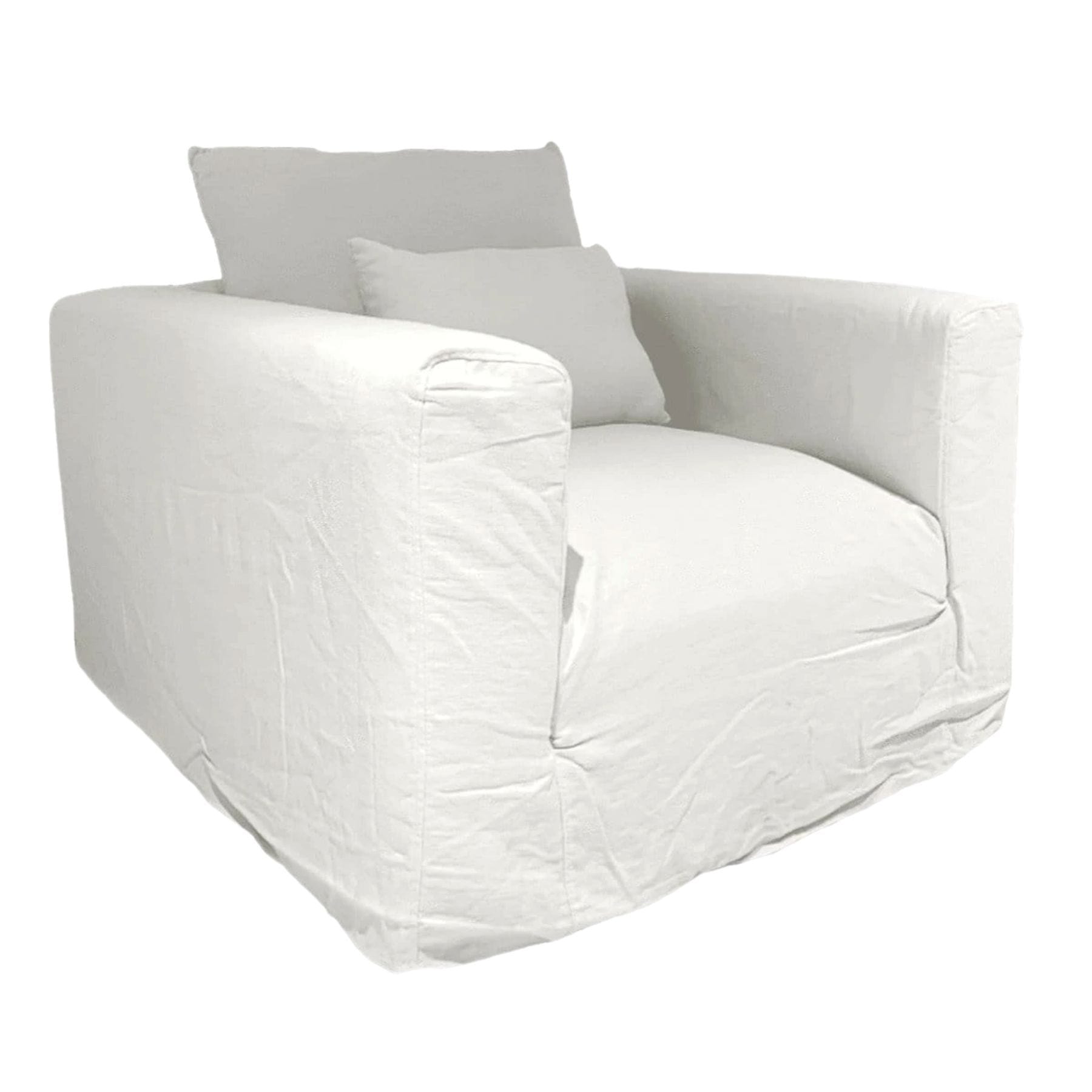 Ibiza Linen Single Sofa | Single Sofas & Poufs | Zoco Home – Zoco Home